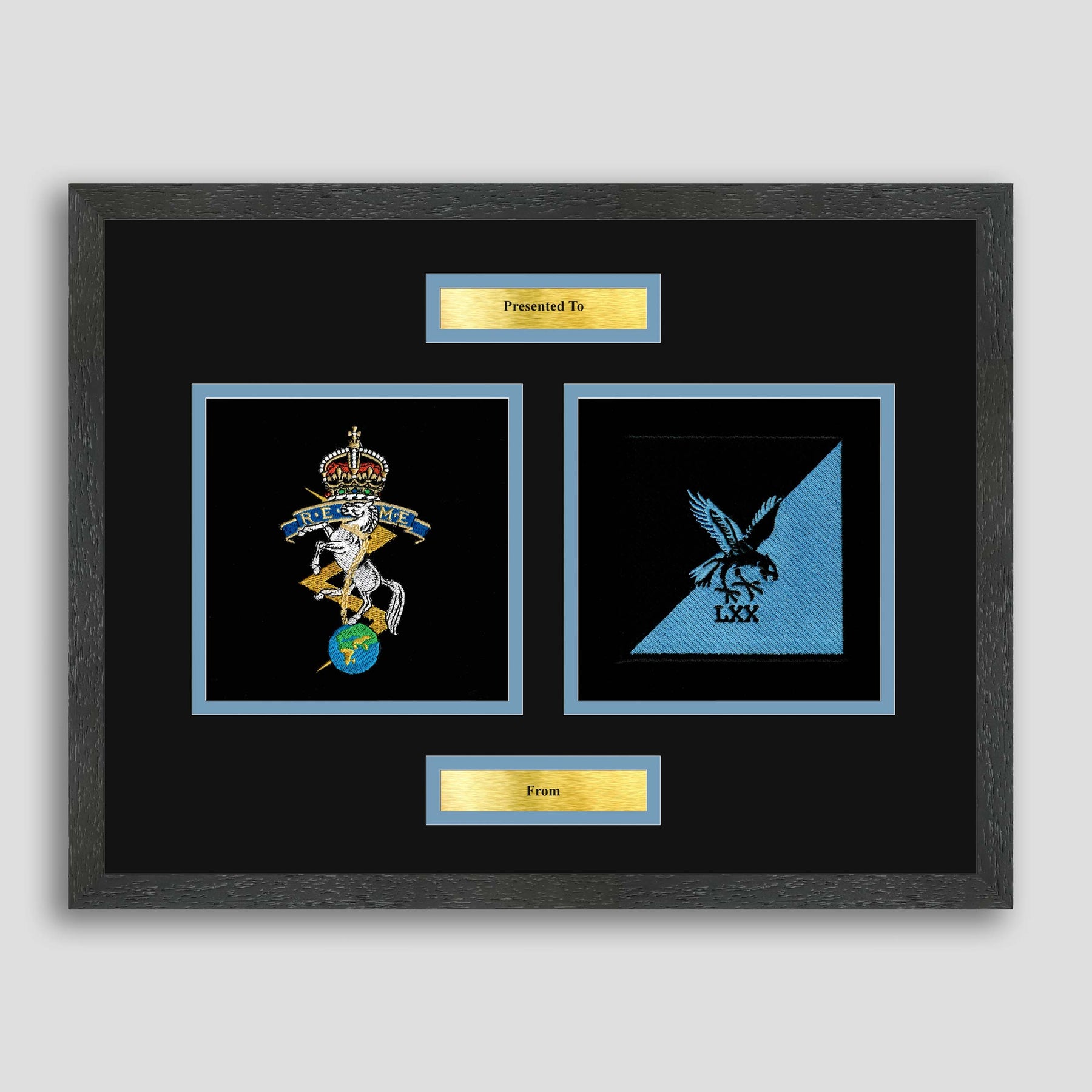 REME & 70 Fd Coy 7 Avn Sp Bn Double Embroidery Framed – Mark Fell Photo ...