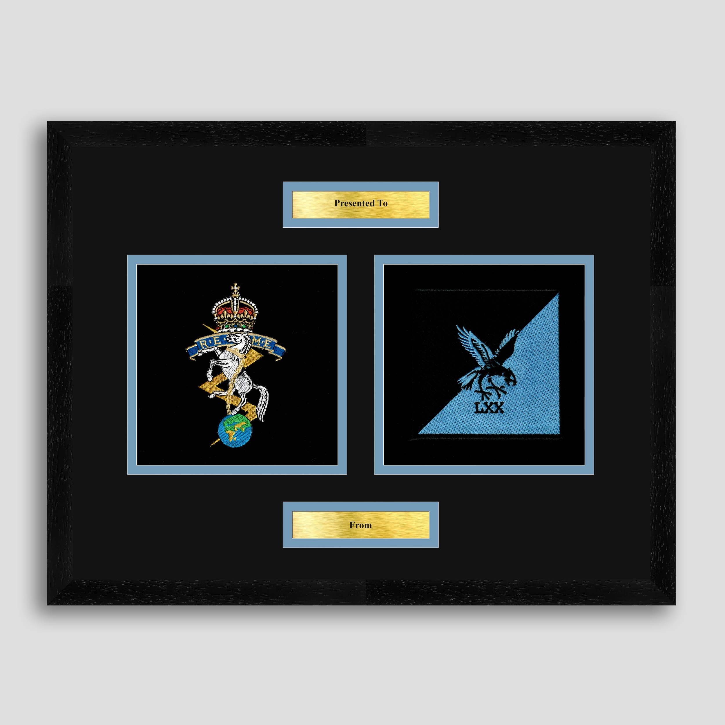 REME & 70 Fd Coy 7 Avn Sp Bn Double Embroidery Framed – Mark Fell Photo ...