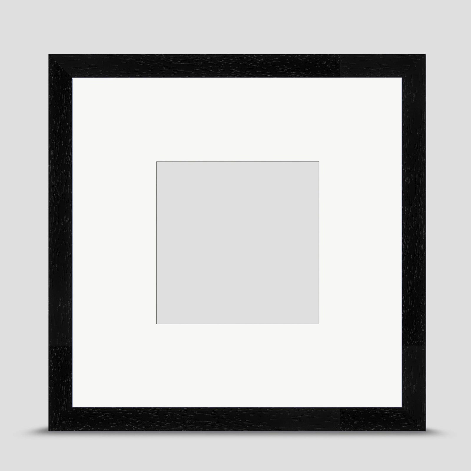 Contemporary 10x10 Black Picture Frame Including a 6x6 Mount – Mark ...