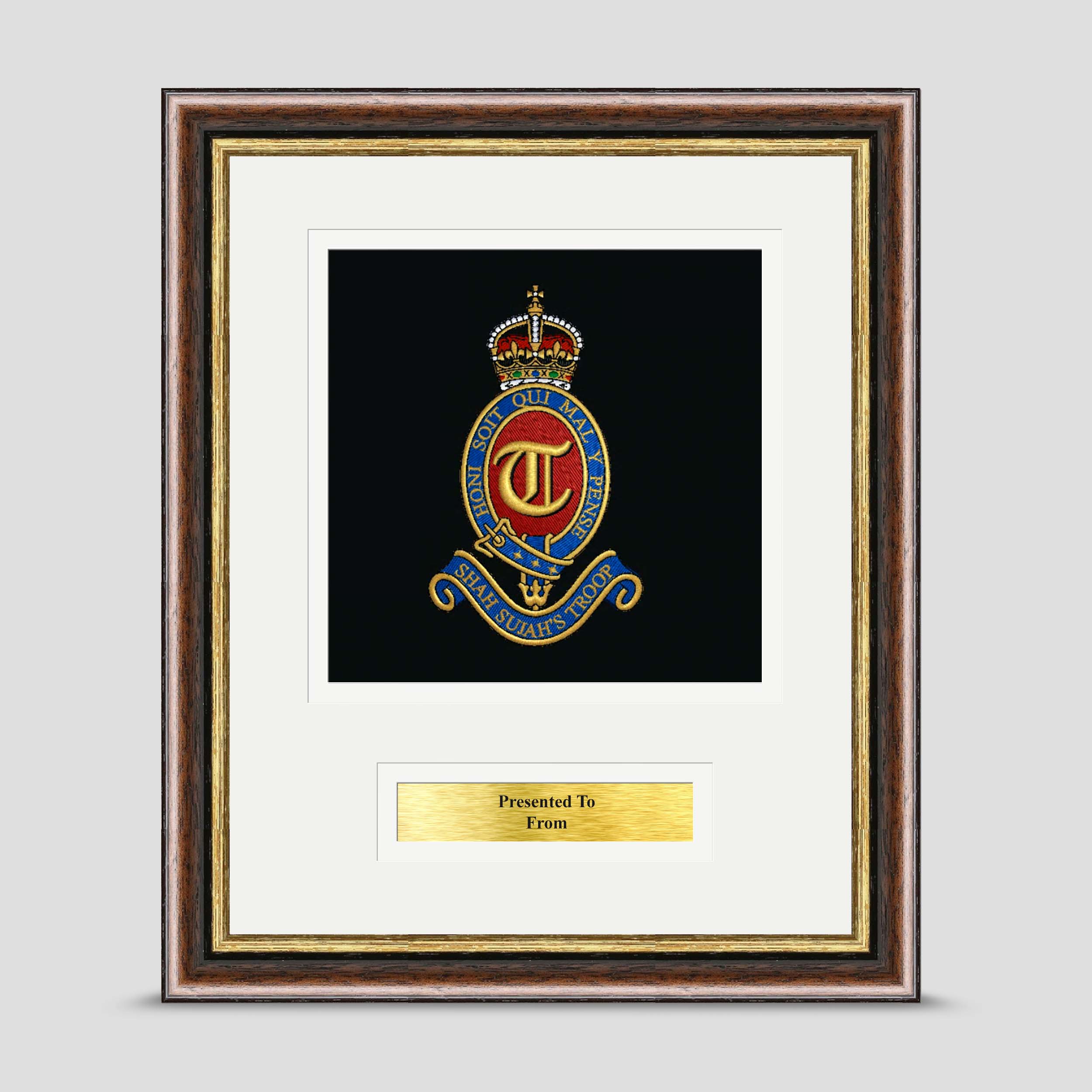 T Battery (Shah Sujah's Troop) 12 Regiment Royal Artillery Embroidery ...
