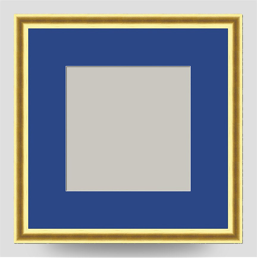 Blue picture frame store