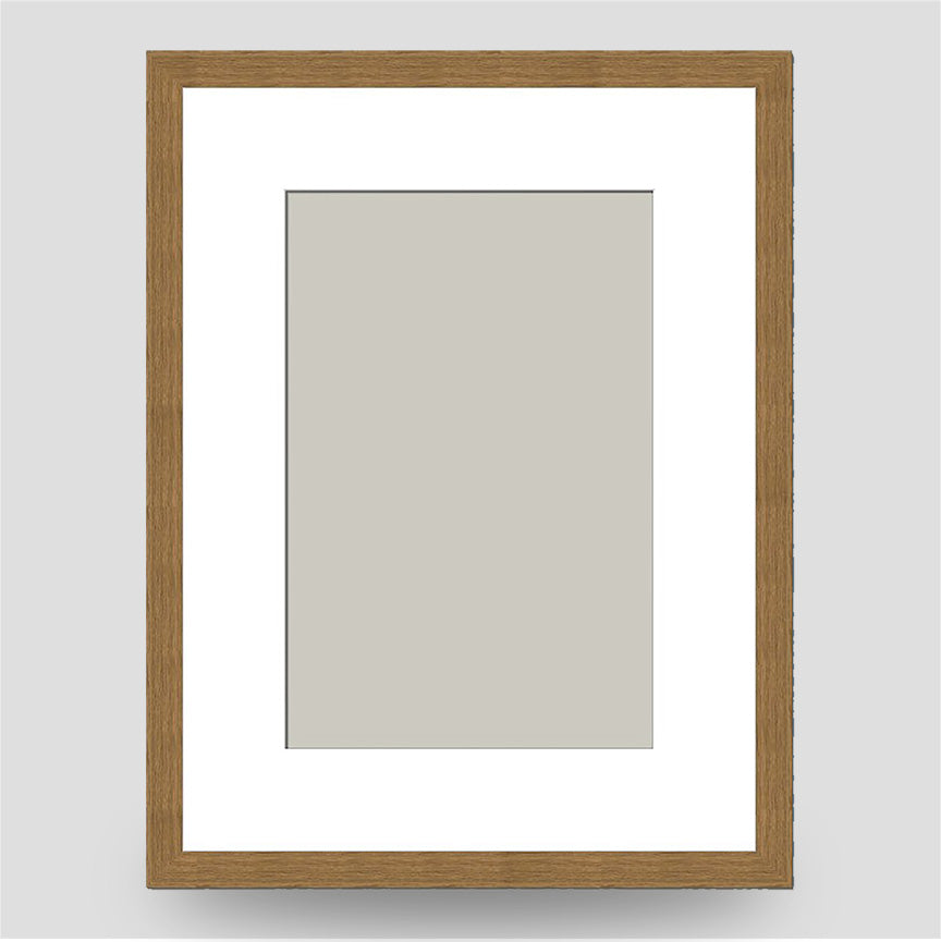 40x30cm Classic Oak Style Frame with 30x20cm Mount – Mark Fell Photo Centre