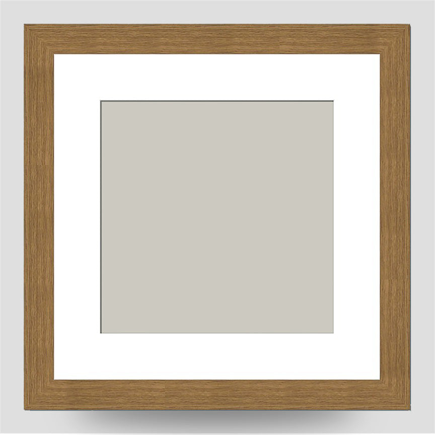 12x12 Classic Oak Style Frame with 10x10 Mount – Mark Fell Photo Centre